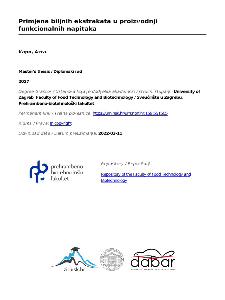 Kapo Azra PBF 2017 Diplo Sveuc | PDF