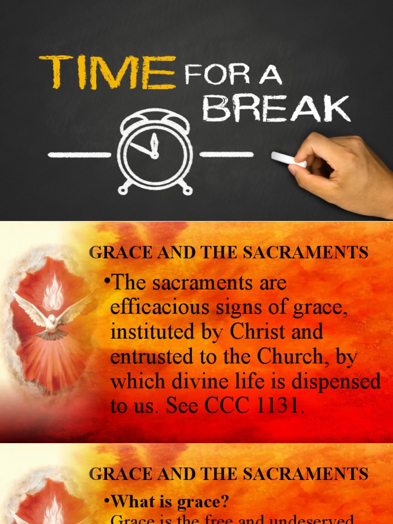 An Overview of Grace and the Sacraments in Catholic Teaching | PDF ...