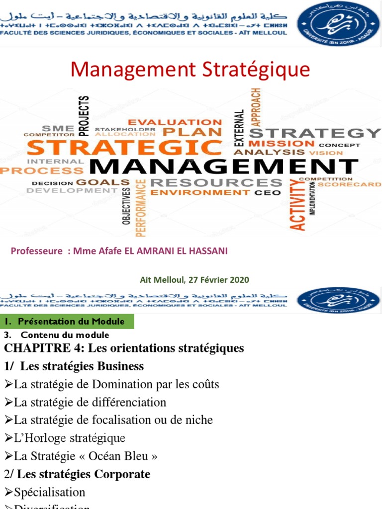Management Stratégique-S6 | PDF