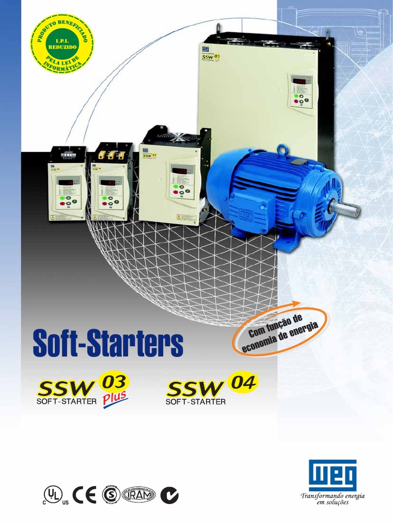 Catálogo Soft-Starter SSW-03 e SSW-04 | PDF | Eletromagnetismo | Engenharia Mecânica