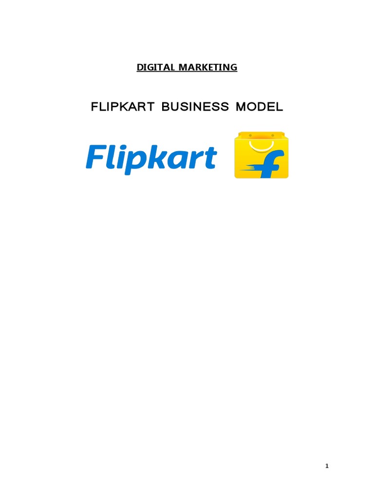 Flipkart Business Model: Digital Marketing | PDF | Online Shopping ...