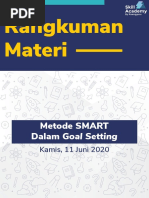 Contoh Penerapan Metode SMART Goal | PDF