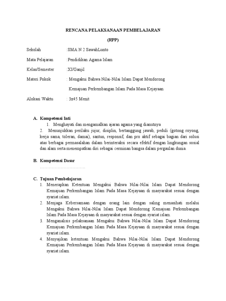ICT. RPP Ratna | PDF