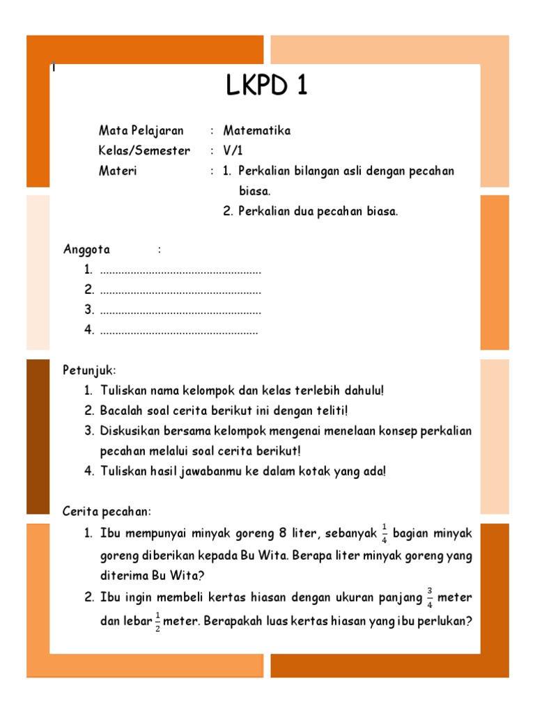 LKPD | PDF | Kajian Bahasa Asing