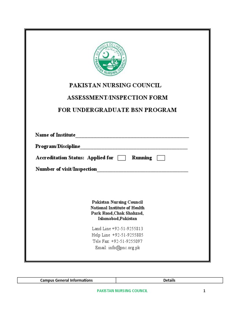 PNC Assessment Inspection Form 2021 | PDF | Nursing | Libraries
