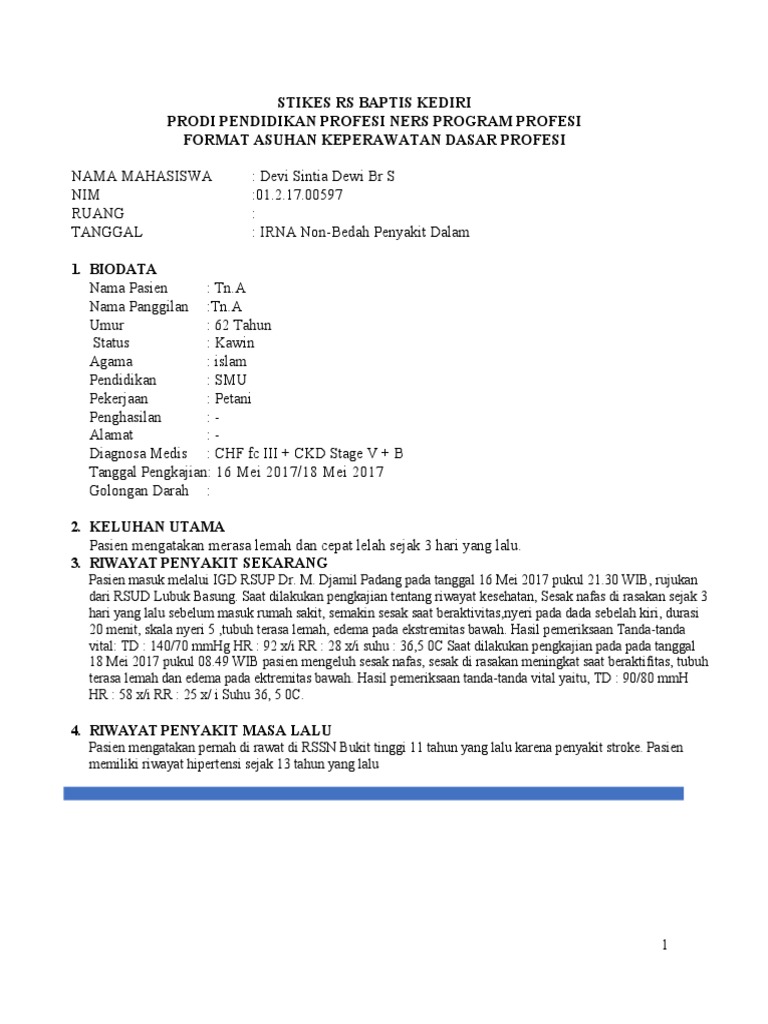 Laporan Kasus DEVI SINTIA DEWI | PDF | Pengembangan Diri | Sains ...