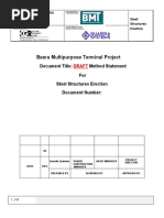 Work Method Statement For Roof Sheeting Works | PDF | Crane (Machine ...