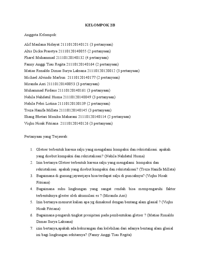Kelompok 2B | PDF