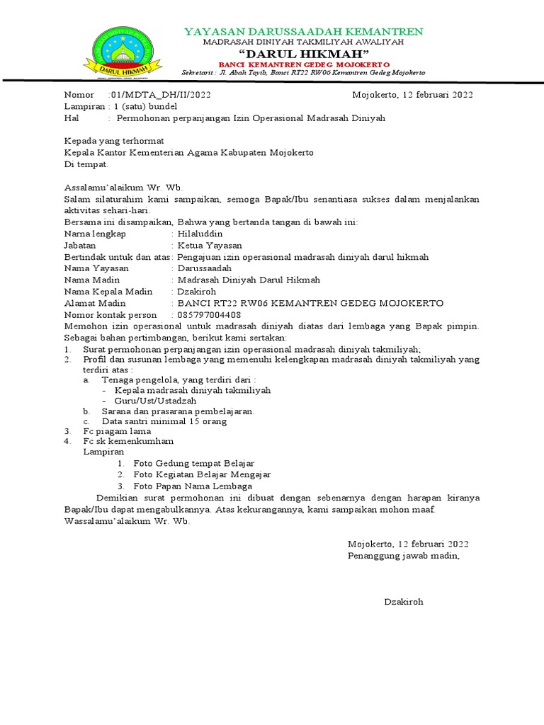 Perpanjangan Ijop | PDF