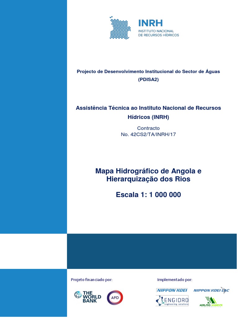 Rede Hidrografia Angola - e Hierarquizacao Dos Riosrios - Update0212 ...