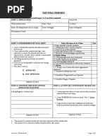 Lock-Out / Tag-Out (L.O.T.O.) Permit To Work: Form No: P224-7 Rev0 Page 1 of 2 | PDF | Safety ...
