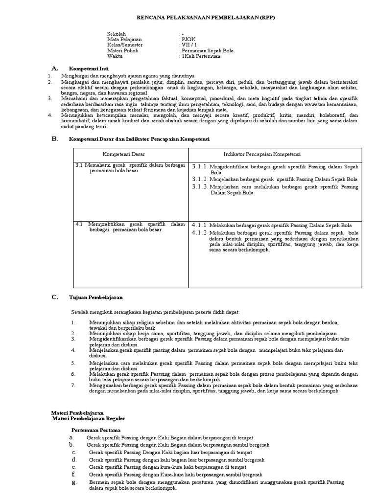 RPP Bewis Micro Teaching | PDF