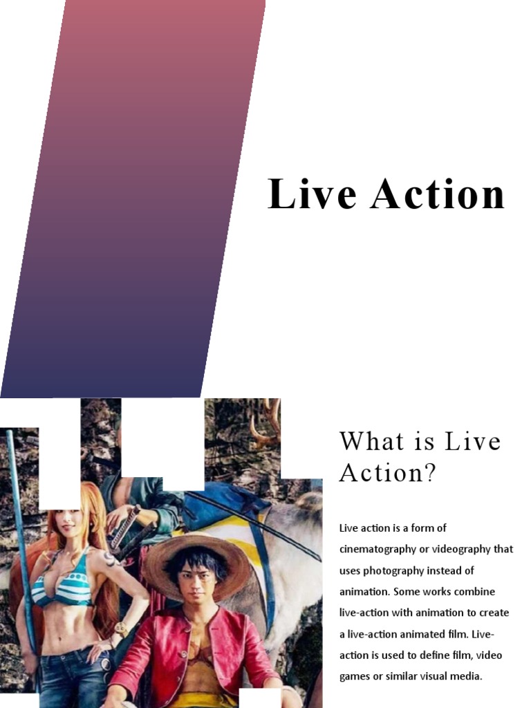 Live Action vs Animation Explained | PDF