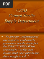 Workflow of CSSD in Hospital | PDF | Sterilization (Microbiology ...