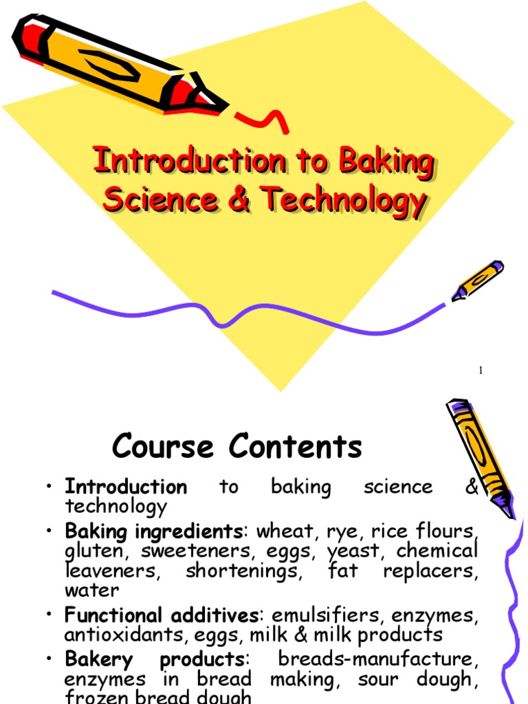 Lec 1 Introduction To Baking Science | PDF | Baking | Breads