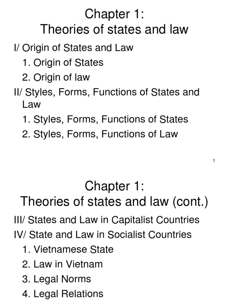 Introduction To Law Chapter 1 - Part 1 | PDF | Leninism | Marxism