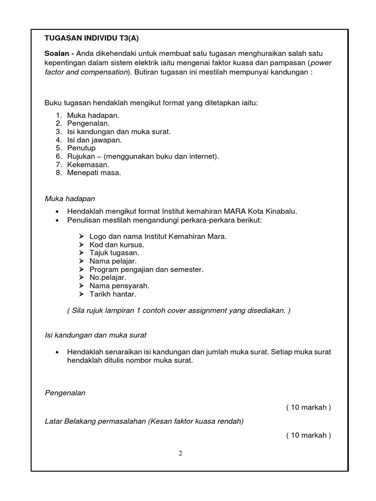 Soalan Faktor Kuasa | PDF