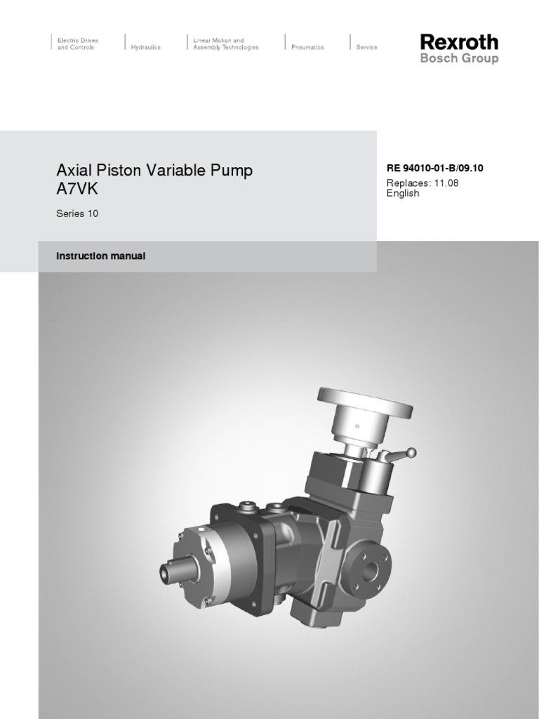 Re94010 01 B - 2010 09 | PDF | Pump | Screw