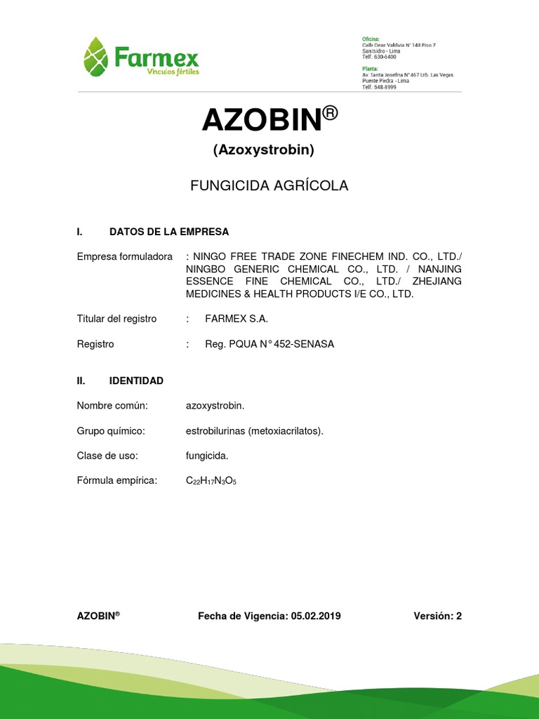 Azobin FT v2 | PDF | Agua | Suelo