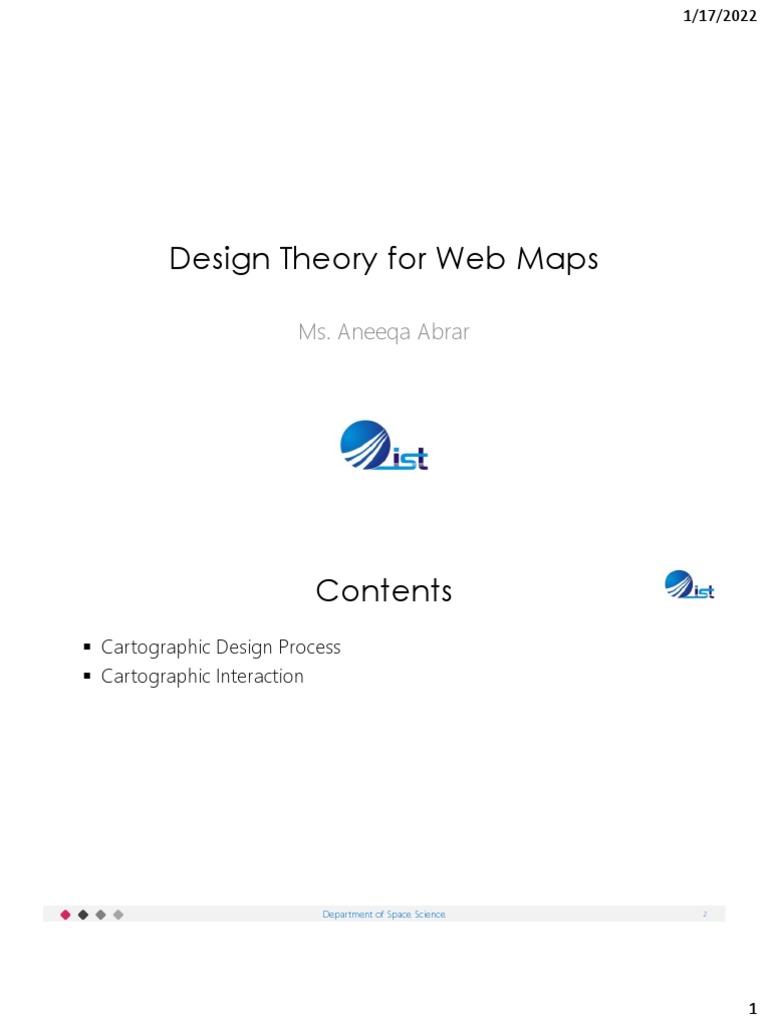 Design Theory For Web Maps | PDF | Cartography | Map