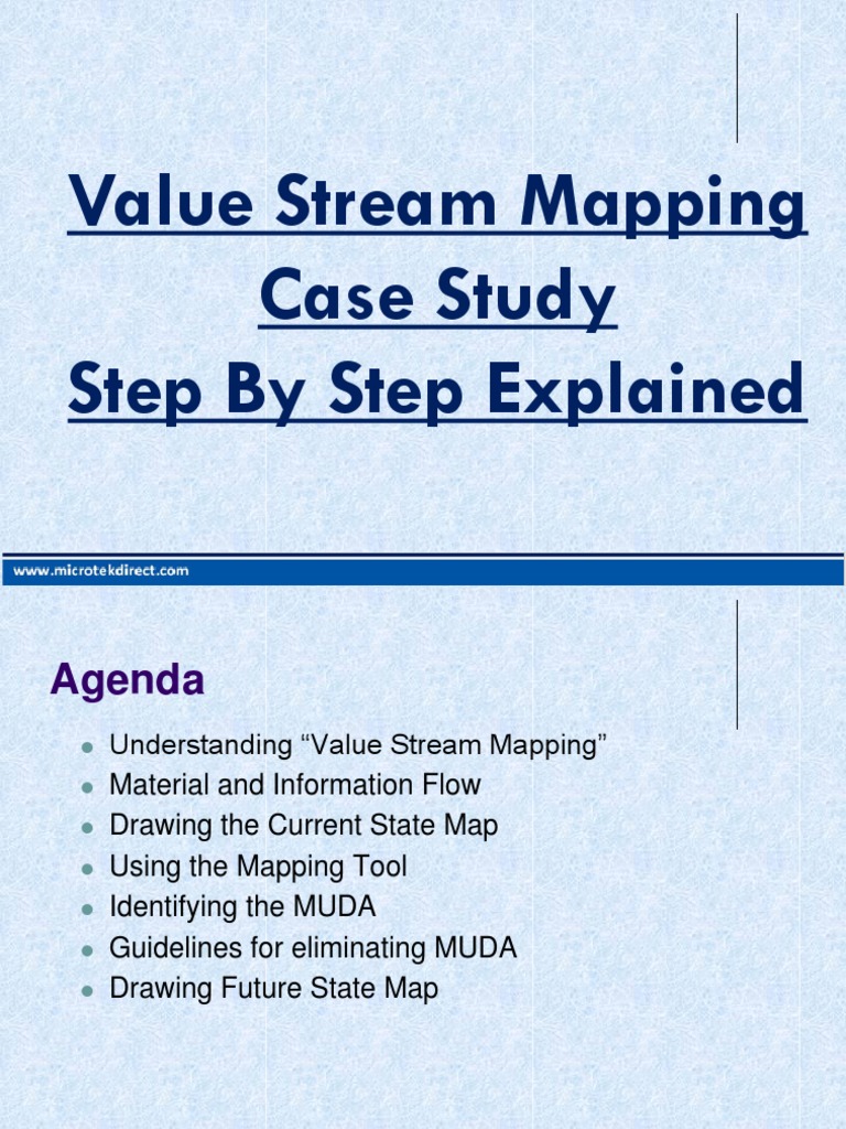 Value Stream Mapping Case Study Step by Step Explained | PDF | Design | Scrap