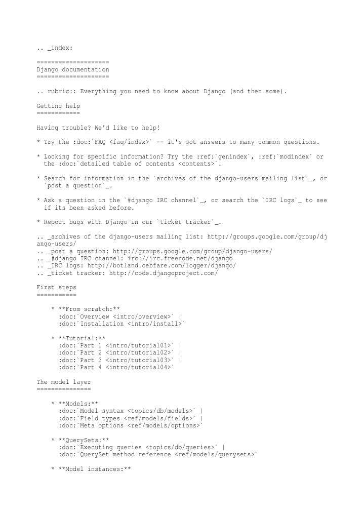 Comprehensive Django Documentation | PDF | Object (Computer Science ...