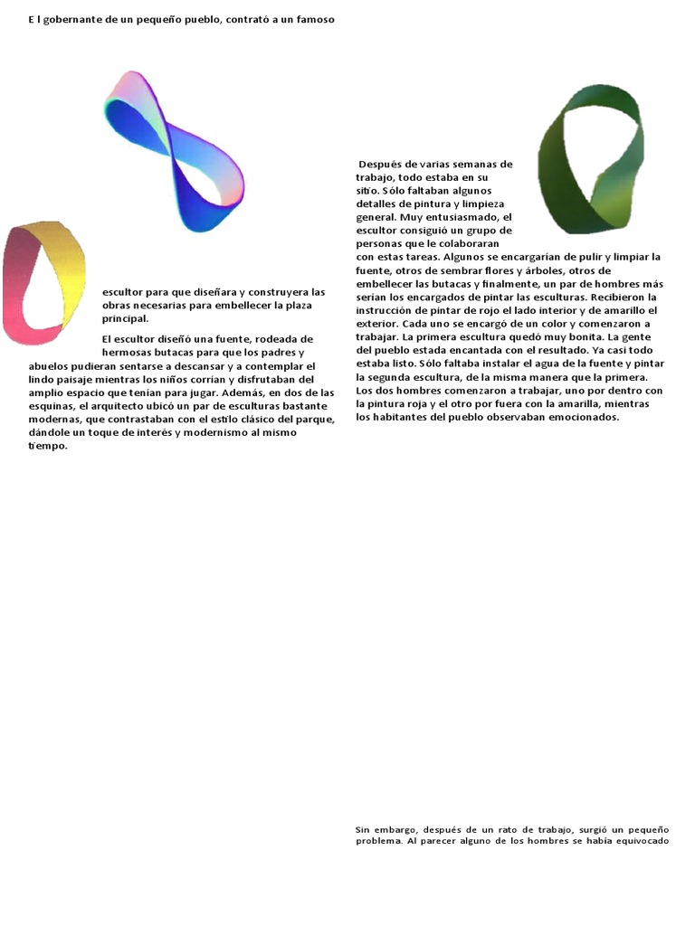 Cinta de Moebius: Arte y Creatividad | PDF | Escultura | Color