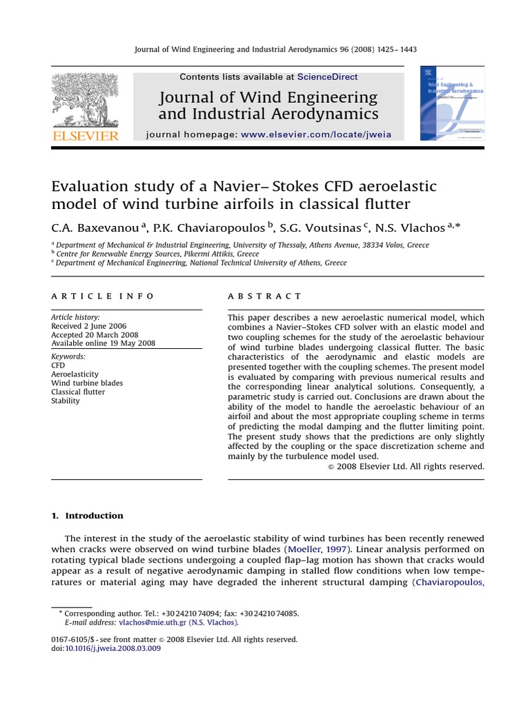 Journal of Wind Engineering and Industrial Aerodynamics: Article in ...