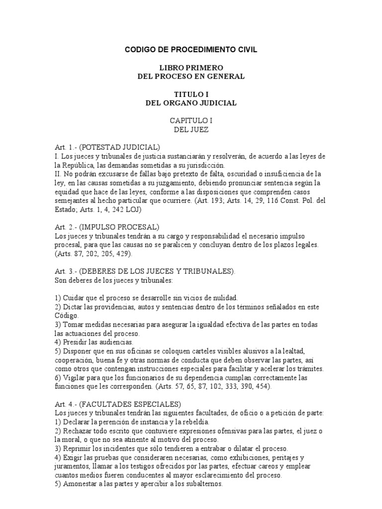 Procedimiento Civil | Procedimiento Civil | Juez