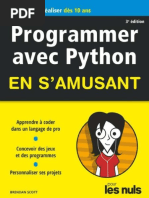 Apprendre Python Cahier Dexercices Python Pour Les Débutants (French ...