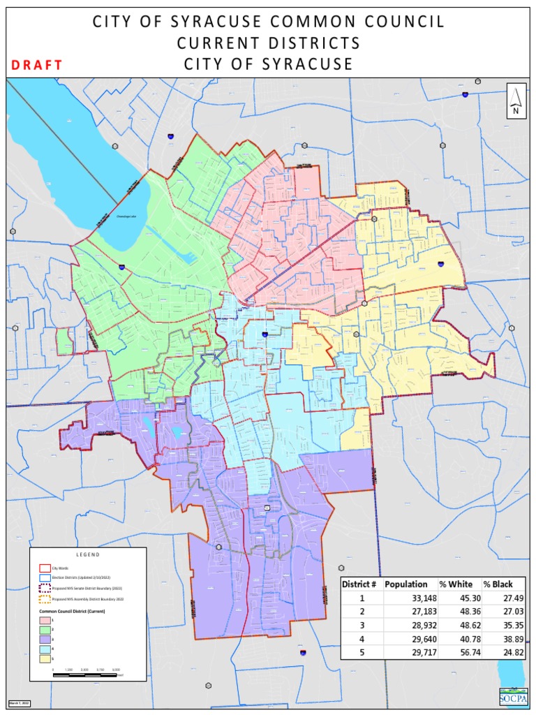 Syracuse Council Districts Map | PDF