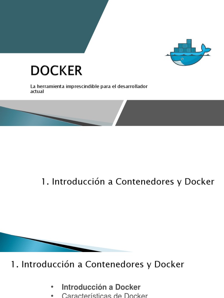 Introducción a Docker y Contenedores | PDF | Máquina virtual | Software del sistema