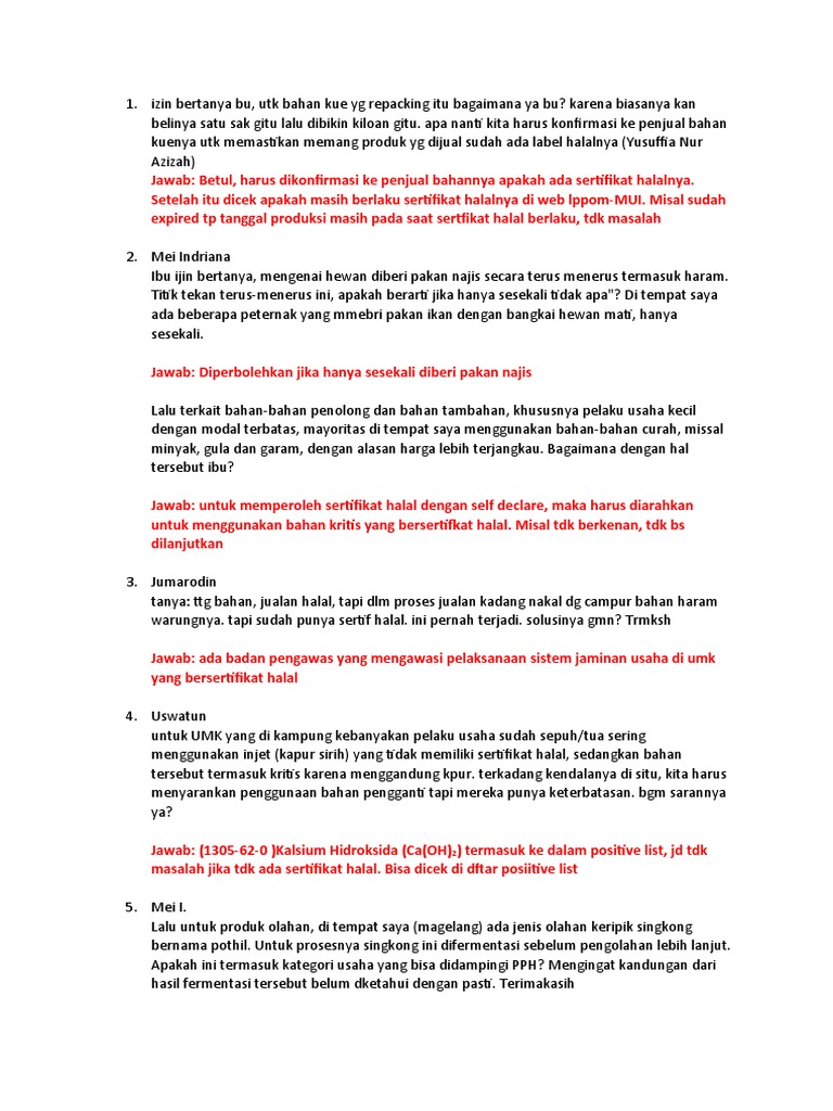 Pertanyaan Materi 4 | PDF | Gaya Hidup