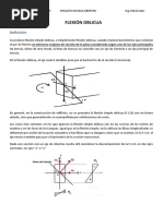 Flexión Oblicua en Vigas: Conceptos y Cálculos | PDF | Doblar | Física