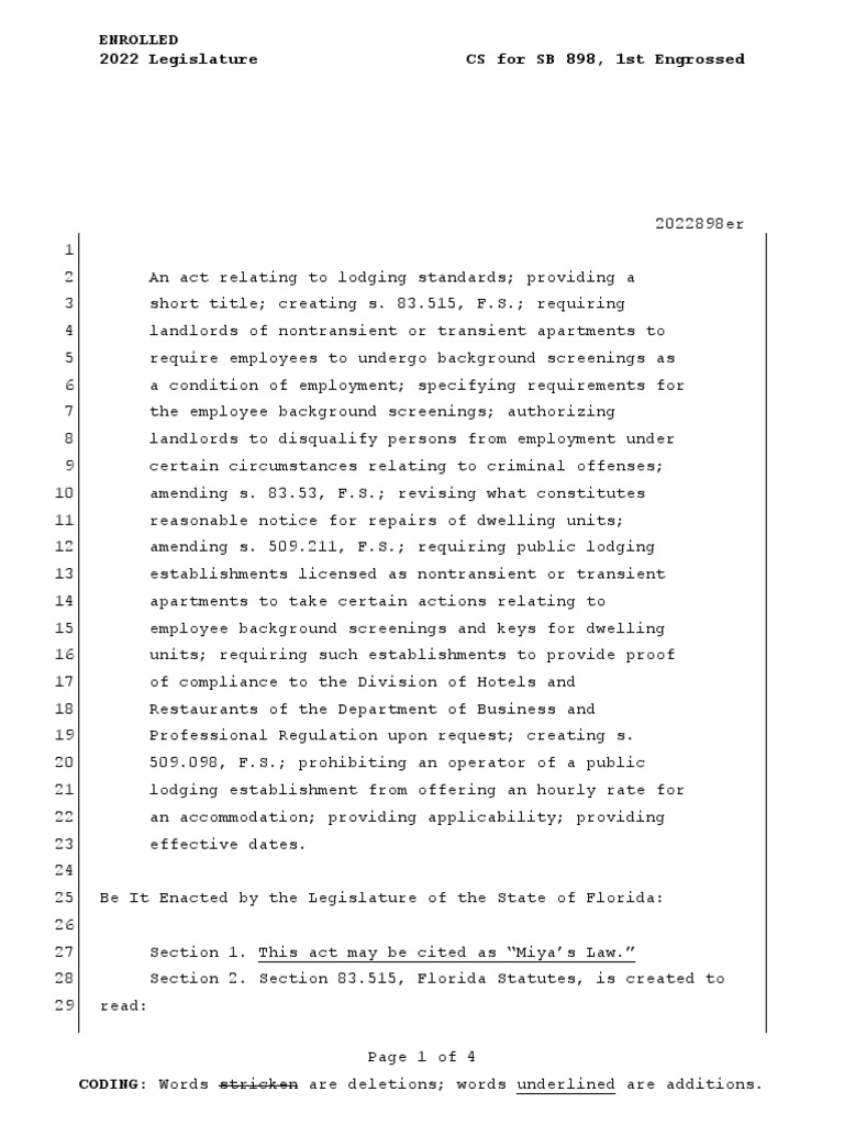Miya Marcano's Florida Law | PDF