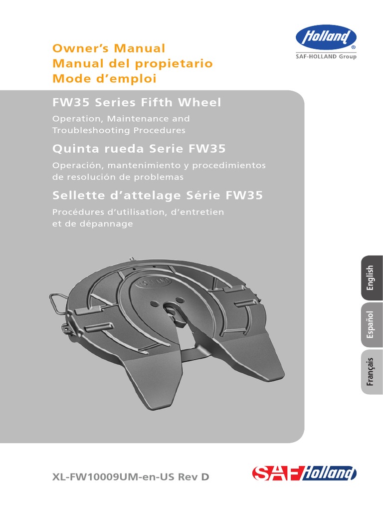 Manual Quinta Rueda FW35 | PDF | Trailer (Vehicle) | Tractor