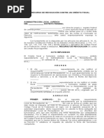 Modelo de Recurso de Revocación - Sat | PDF | Demanda judicial | Fiscal