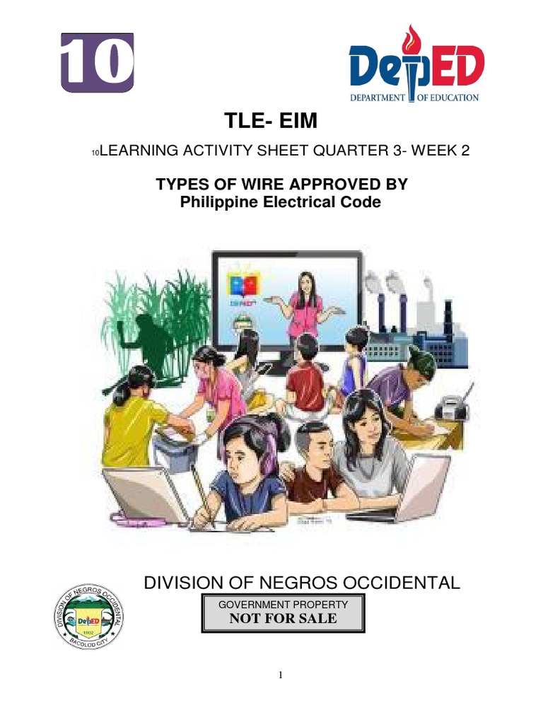Tle-Eim: Types of Wire Approved by Philippine Electrical Code | PDF ...