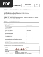 Unleaded Gasoline (Export RON 95) : Safety Data Sheet | PDF | Gasoline ...