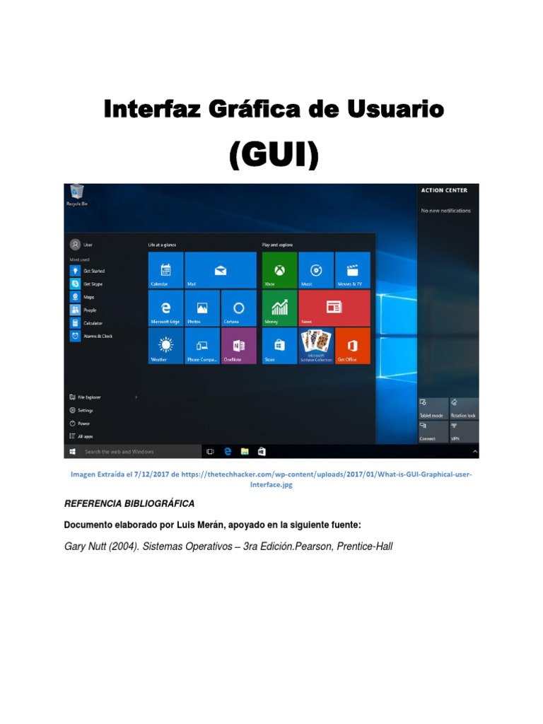Historia y Evolución de la GUI | PDF | Interfaces gráficas de usuario ...