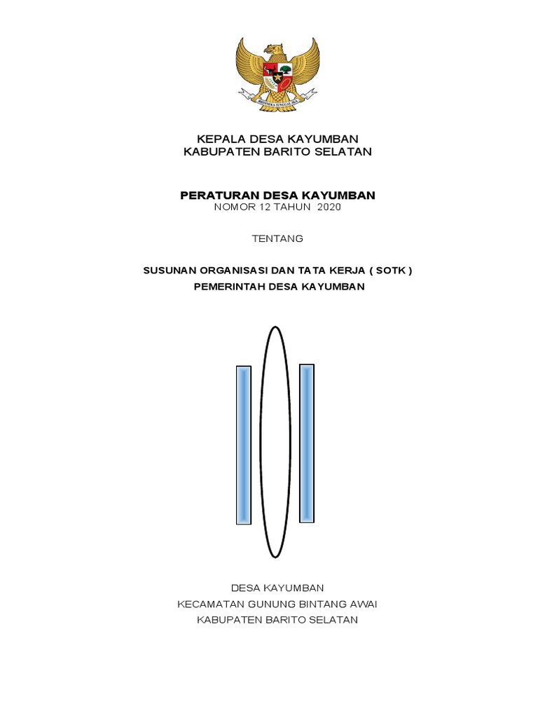 SOTK Desa Kayumban 2020 | PDF