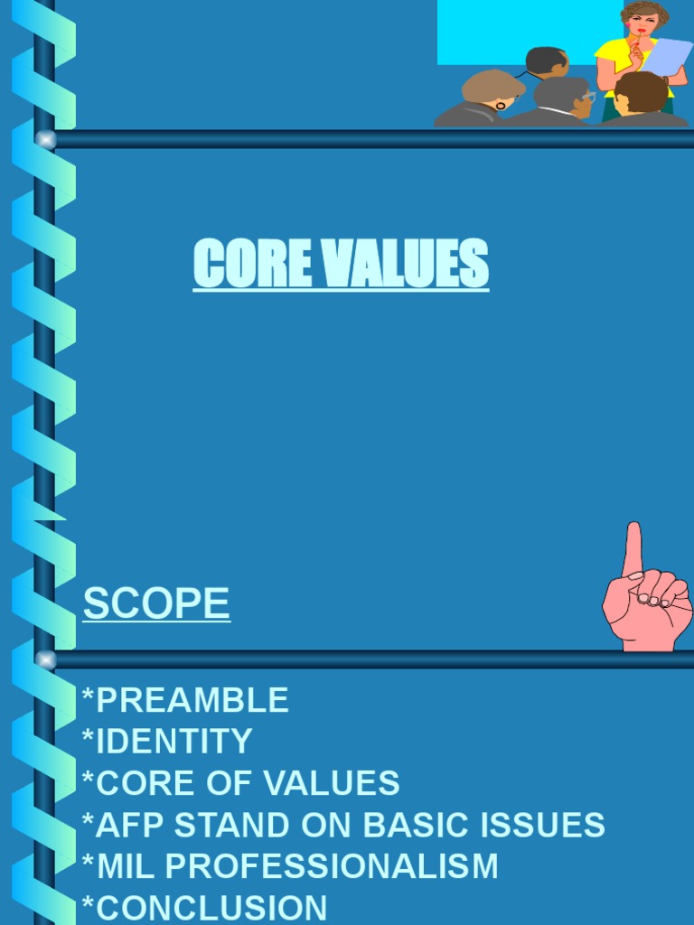 Core Values 1 Pdf Courage Loyalty