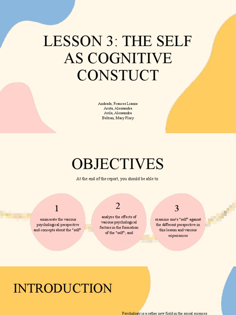 Understanding the Self in Psychology | PDF | Psychology | Self