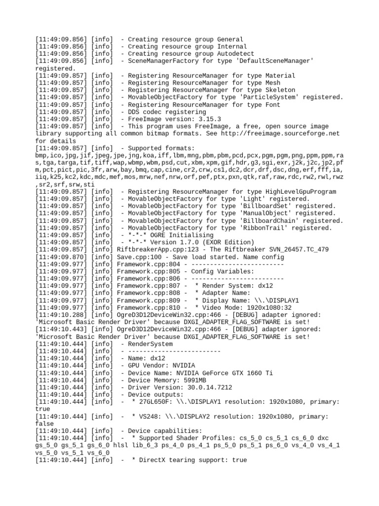 Exor Logs.2 | PDF | Computer Graphics | Computing