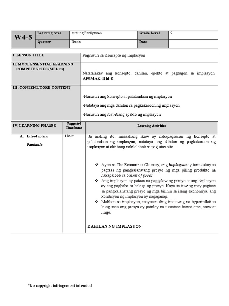 Ks3 Leap Ap9 q3 Week 4 5 | PDF