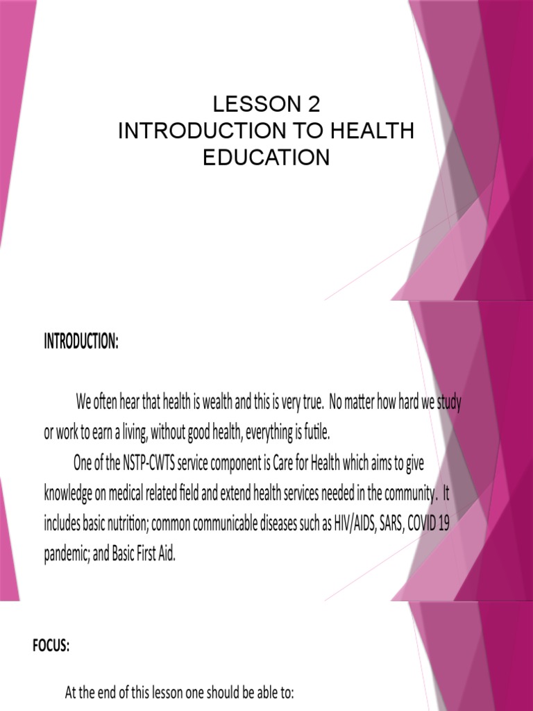 Lesson 2 | Download Free PDF | Hiv/Aids | Sexually Transmitted Infection