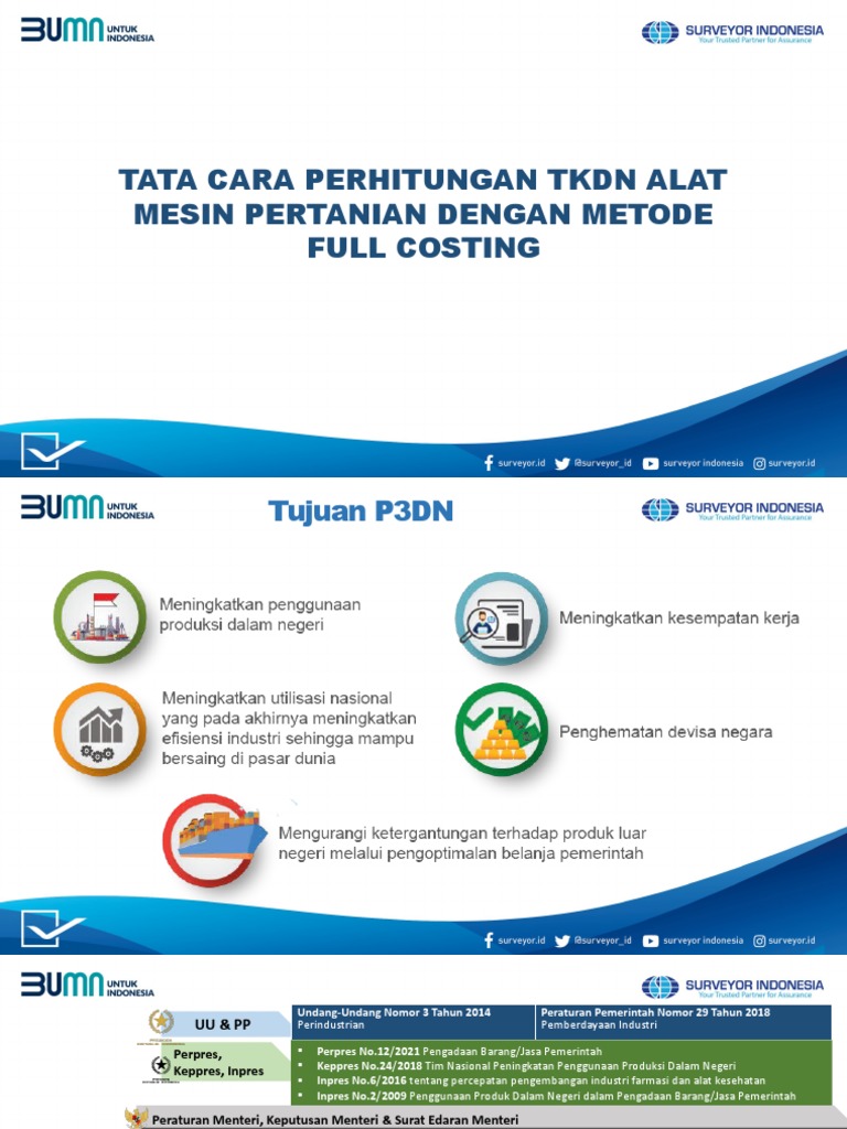 Bahan SI Cara Hitung TKDN | PDF