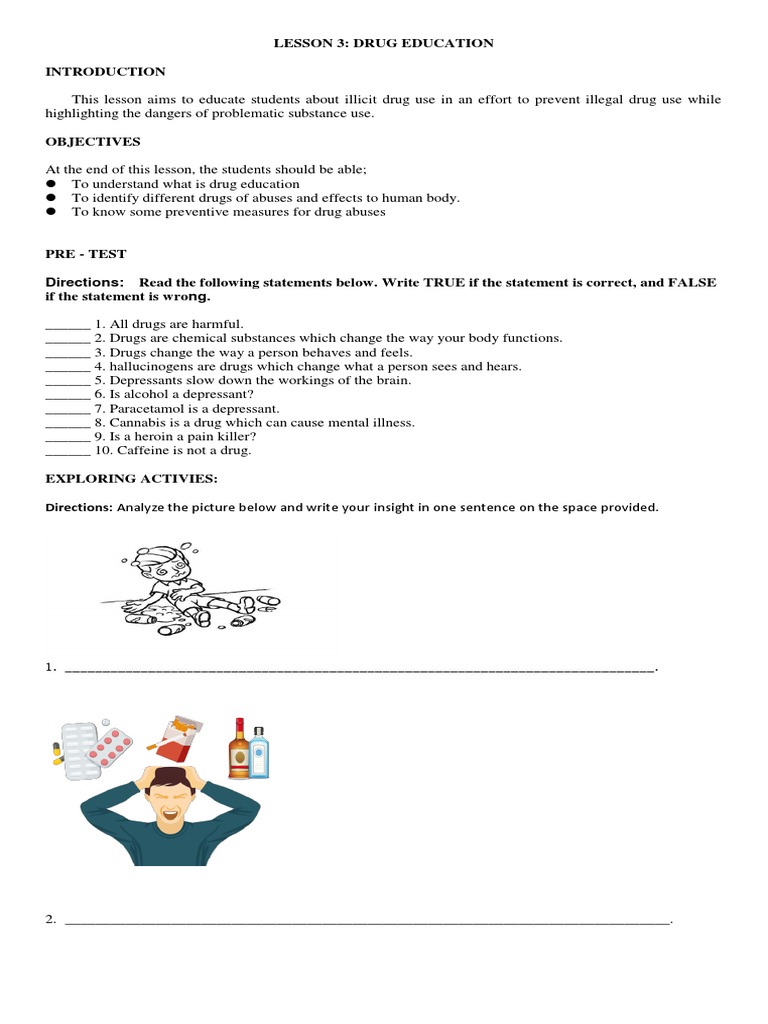 Module For LESSON 3 | PDF | Substance Abuse | Drugs