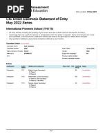 Formal Letter Format O Level Sample | PDF | Communication | Information