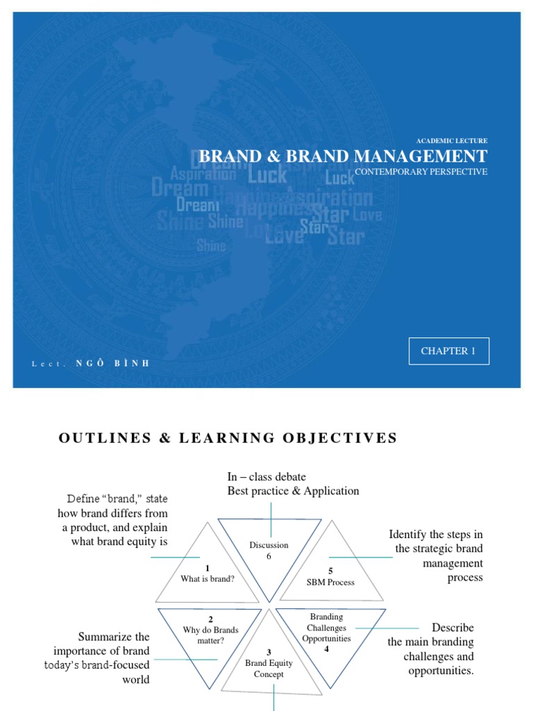 Lecture 1 - Brand and Brand Management - Part 1 - Ngo Binh | PDF ...